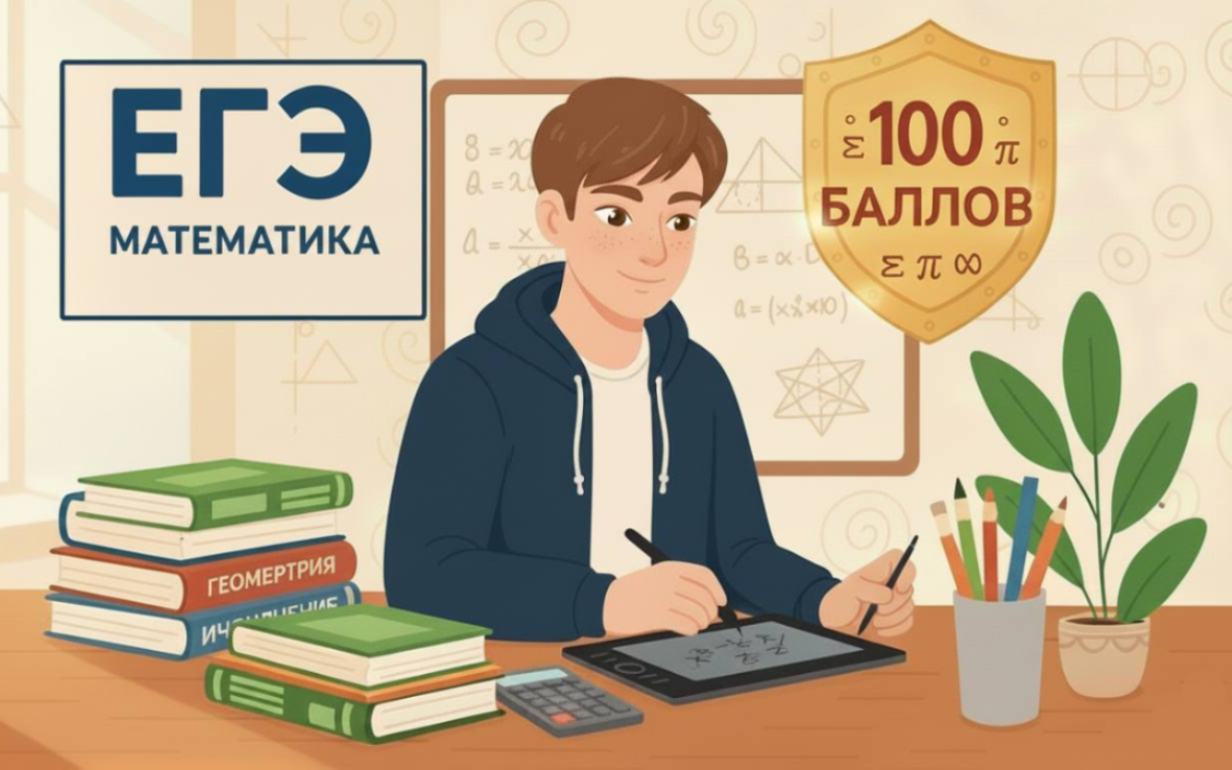 Как сдать ЕГЭ по математике на 100 баллов в 2026 году: пошаговая ...
